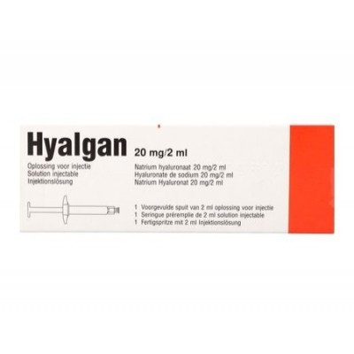 Hyalgan 20 mg/2 mL – Hyaluronic Acid Injection for Osteoarthritis Knee ...